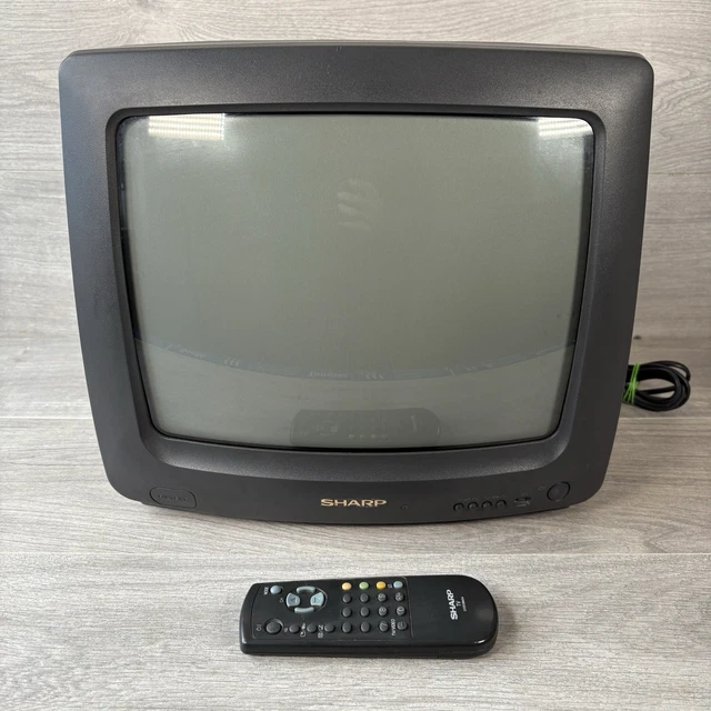 SHARP CRT TV Video Retro Gaming Television 37AT-25H Colour Vintage With ...