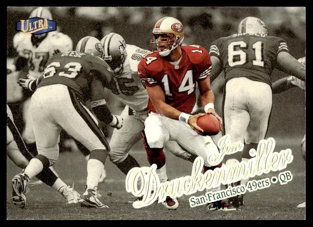 1998 ULTRA GOLD Medallion Jim Druckenmiller G36 San Francisco 49ers #288G EUR 1,10 - PicClick FR