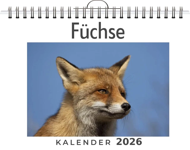 FÜCHSE EMILIA PETERS Kalender Deutsch 2026 FlipFlop EAN 9783759197603 ...