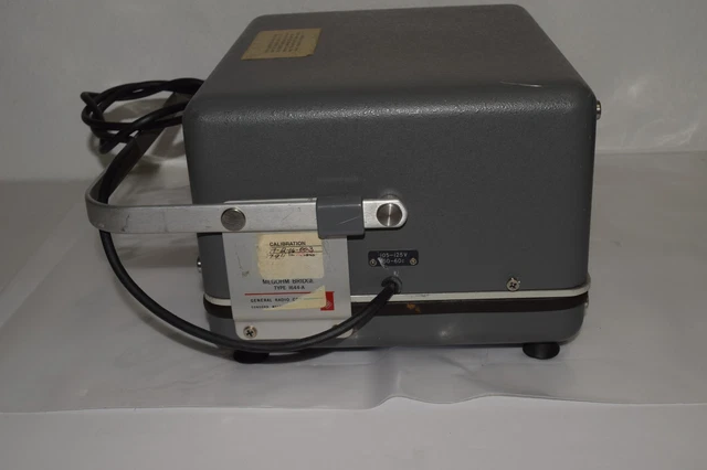 *TC* GENERAL RADIO Genrad Company Megohm Bridge Type 1644-A (Kup11 ...
