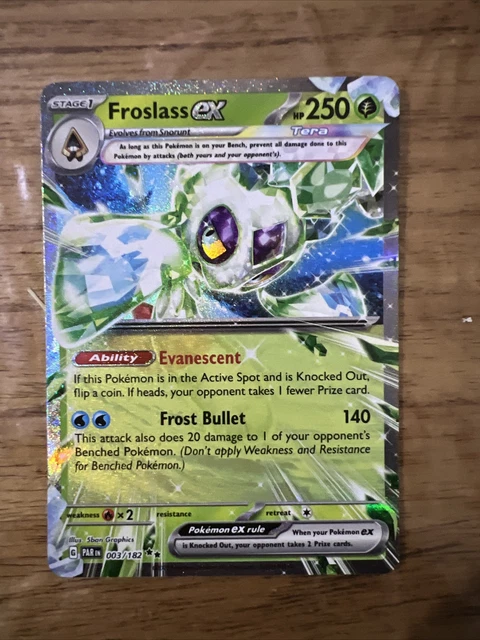 FROSLASS EX - 003/182 - Ultra Rare - Paradox Rift - NM/M Pokemon Card EUR 4,21 - PicClick FR
