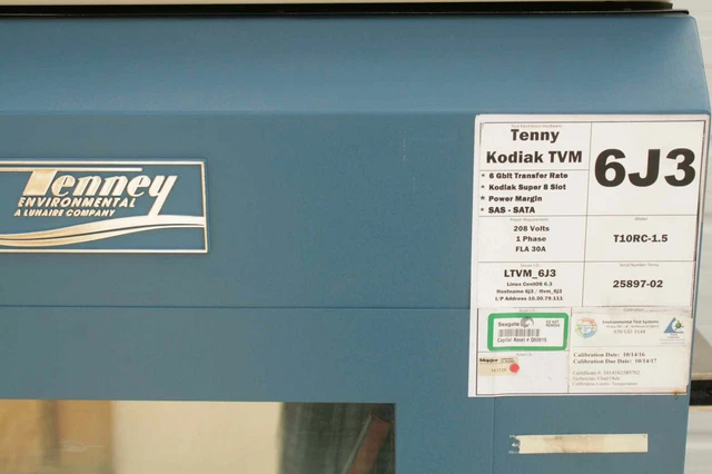 TENNEY T10RC-1.5 UMWELTKAMMER für Teile, -73°C bis 200°C EUR 1.922,51 ...