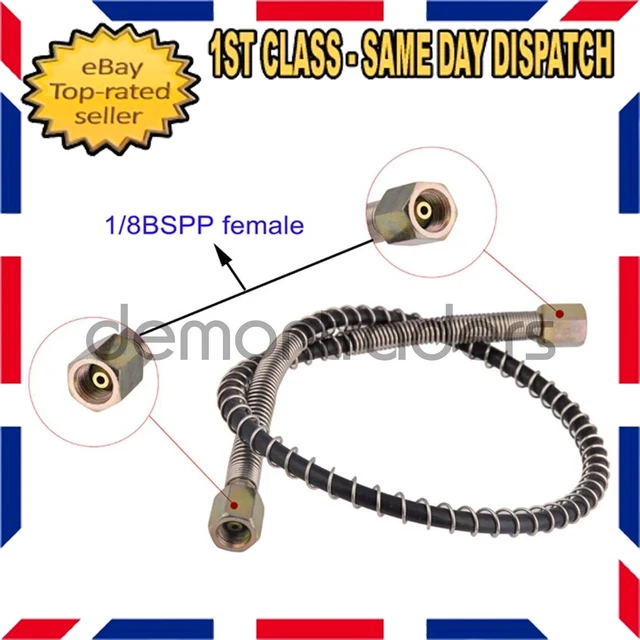 PCP RIFLE AIR Gun Fill Filling Charge Hose Pipe Line Bottle Tank Whip ...
