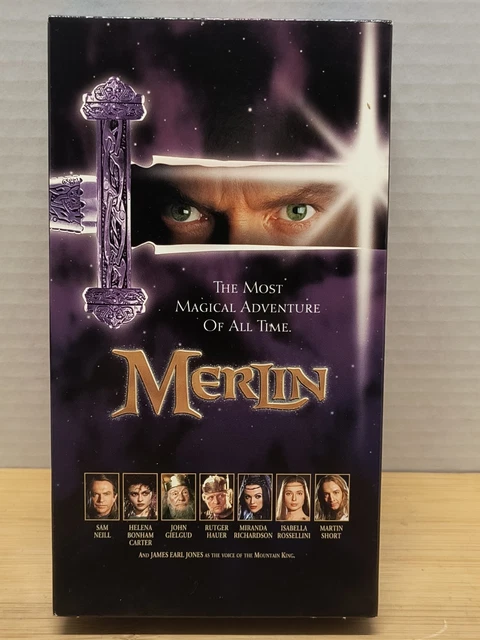 MERLIN (VHS, 1998) Sam Neill, Rutger Hauer Hallmark Film £9.06 ...