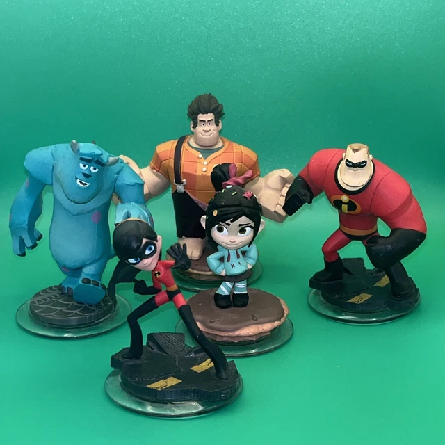 DISNEY INFINITY WRECK It Ralph Vanellope and Ralph Incredibles Monsters ...