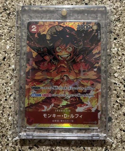 ONE PIECE CARD - Monkey D. Luffy OP01-024 Parallel SR Romance Dawn ...