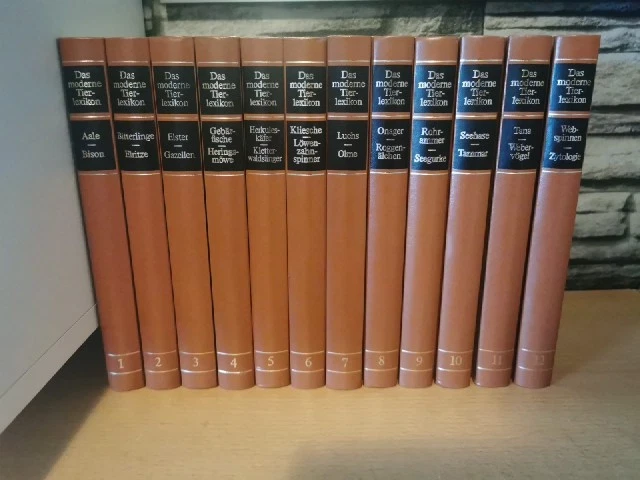 DAS MODERNE TIERLEXIKON in zwölf Bänden - komplett EUR 17,90 - PicClick DE