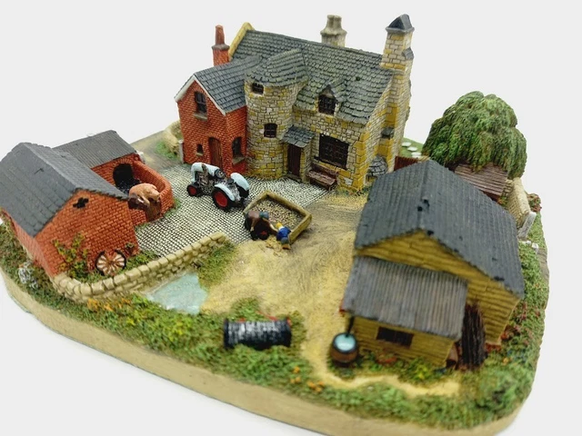 HO SCALE GAUGE Diorama Country Working Farm Model Railway Layout Scene ...