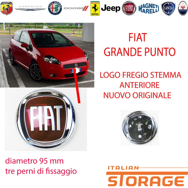 FIAT GRANDE PUNTO Logo Blason Orrnement Avant Neuf Original 51932710 EUR 25,00 - PicClick FR