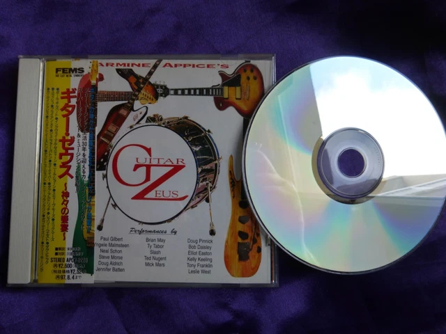 CARMINE APPICE'S GUITAR Zeus CD Japon OBI Brian May Slash Ted Nugent ...