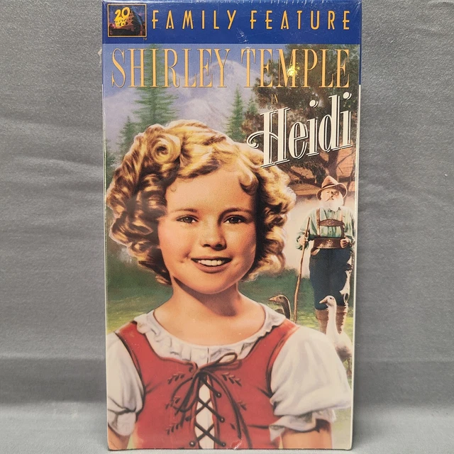 HEIDI SHIRLEY TEMPLE 20th Century Fox Family Feature VHS IN COLOR NEW ...