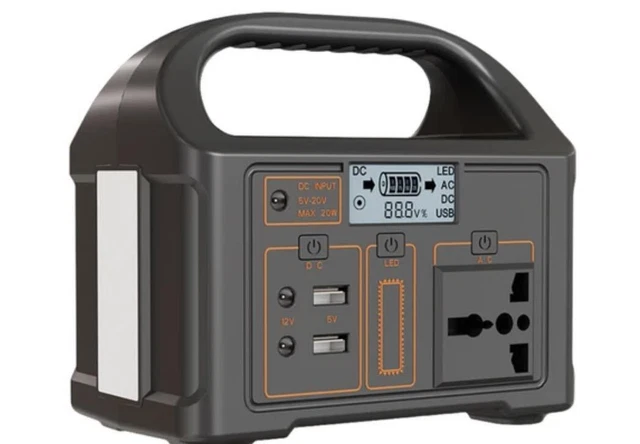 GÉNÉRATEUR SOLAIRE PORTABLE 100W, Lumière LED, Banque d'Alimentation d ...