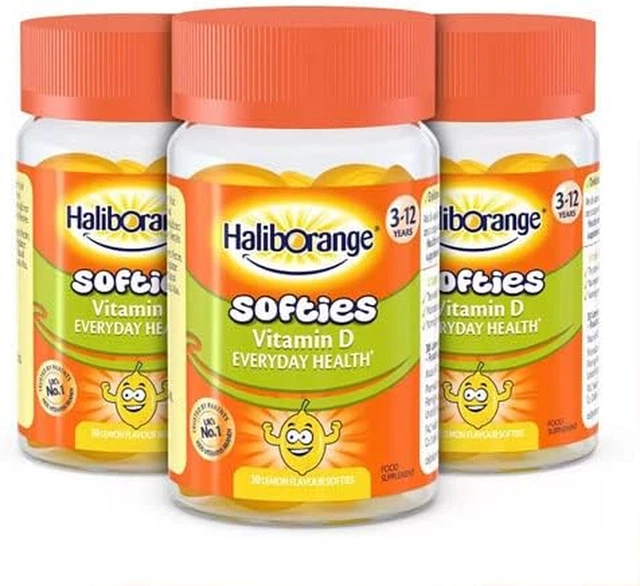 HALIBORANGE SOFTIES VITAMIN D, 3 X 30 Count £30.17 - PicClick UK