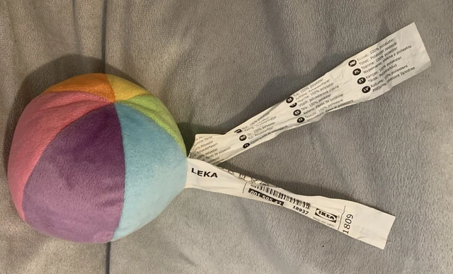 IKEA LEKA MULTICOLOUR Pastel Ball Plush Soft Toy Small 11cm £10.78 ...