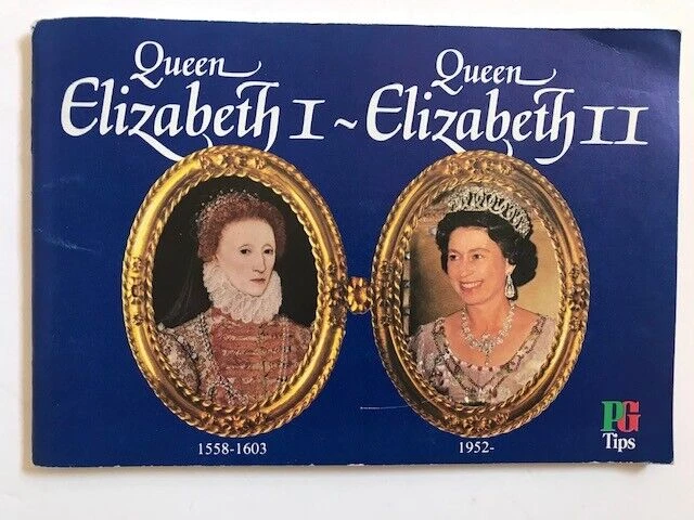 QUEEN ELIZABETH I & II PG TIPS Tea BOOK COMPLETE CARD Album COOPER ...