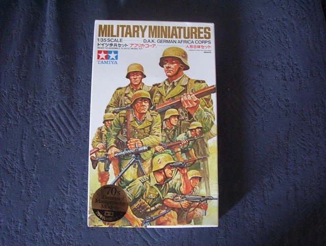 TAMIYA 1/35 SCALE German DAK Afrika Korps Infantry model kit ...
