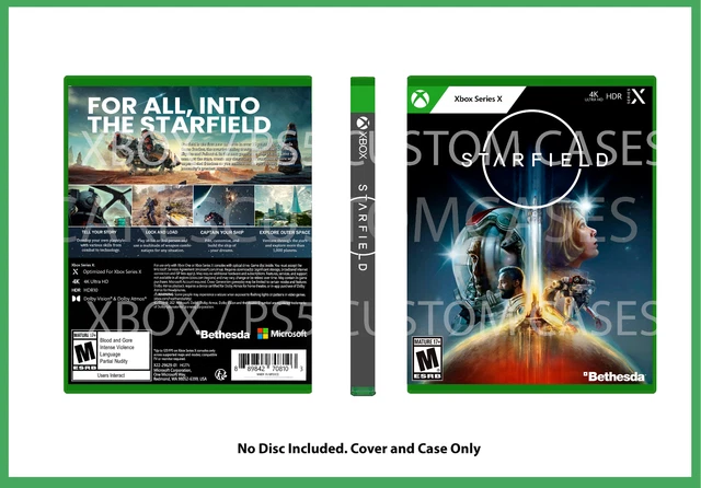 CUSTOM REPLACEMENT CASE NO DISC Starfield XBOX X SEE DESCRIPTION $13.99 ...