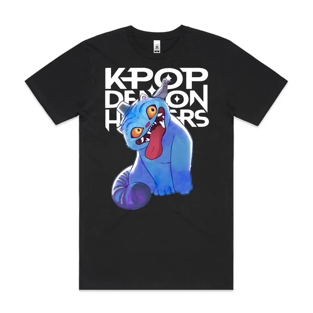 K-POP DEMON HUNTERS Derpy Tiger and Sussie Magpie V6 T-shirt Animation ...