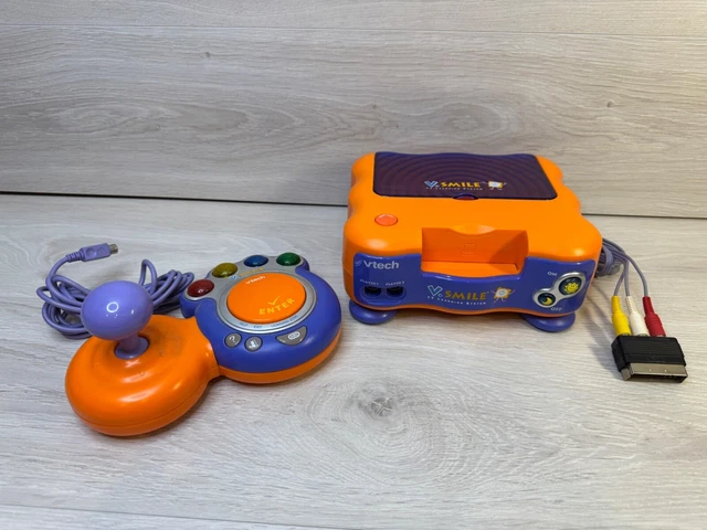 VTECH V SMILE Kids TV Learning System Console & Joystick Controller £21 ...