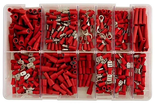 BOÎTE DE BORNES Rouges Assorties Quantité 260 Connect 31850 EUR 17,57 ...