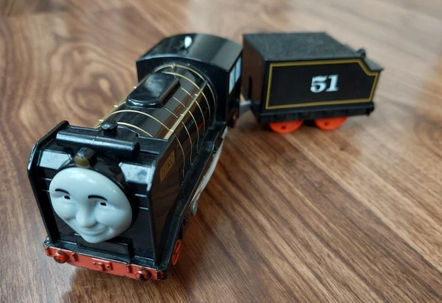HIRO WITH TENDER Trackmaster Thomas Tank Engine Battery Motorised Train ...