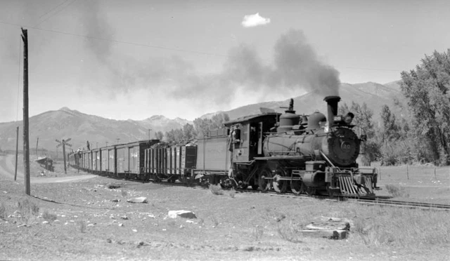 RGS RIO GRANDE Southern Railroad N/G engine No 20, type 4-6-0 Old Train ...