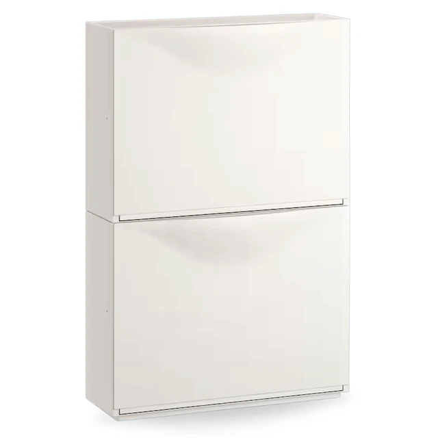 IKEA TRONES SHOE Storage Stackable Cabinet Drawer Cupboard, White ...