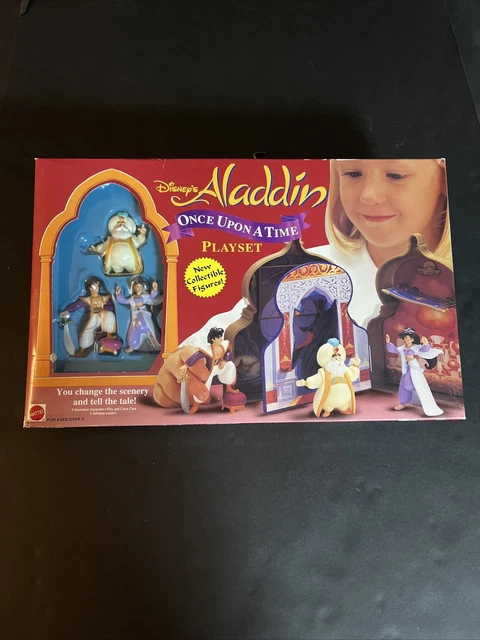 DISNEY ALADDIN ONCE Upon a Time Playset Mattel new Collectible Figures ...