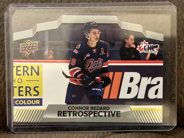 22/23 UD CHL Connor Bedard Retrospective Die-Cut Card # CB1 $6.50 ...