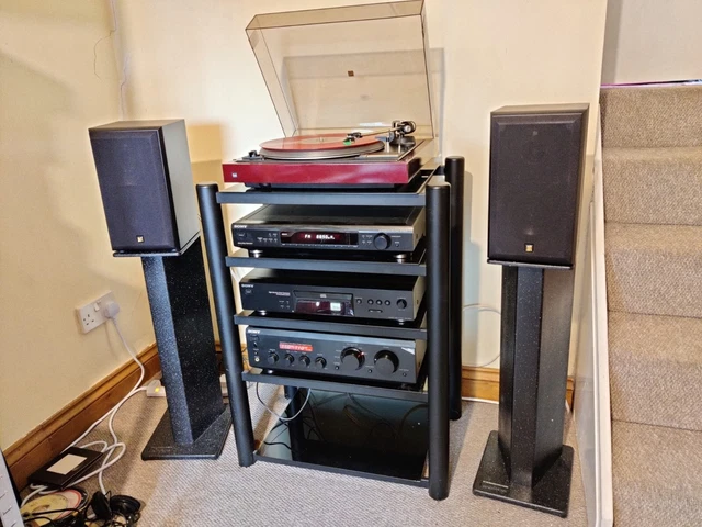 VINTAGE HIFI COMPLETE System, Turntable, Amplifier Speakers Details To ...