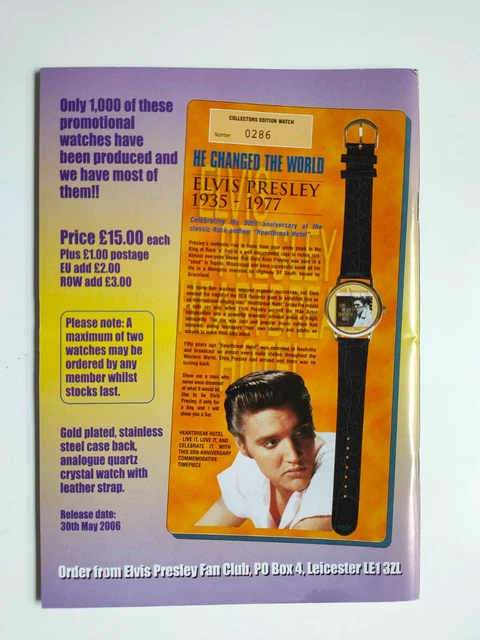The Official Elvis Presley Fan Club Magazine Of Great Britain April