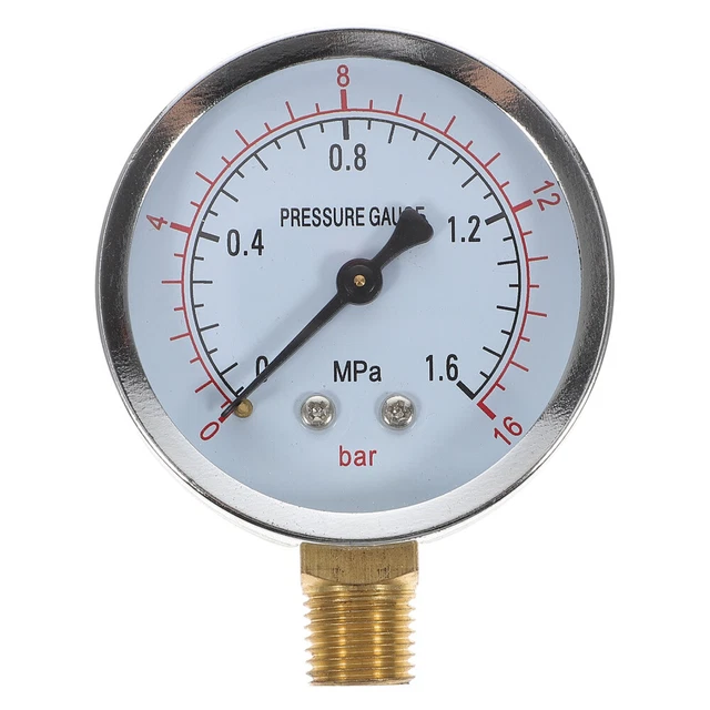 AIR TANK PRESSURE Gauge Plumbing Pressure Gauge Air Compressor Pressure ...
