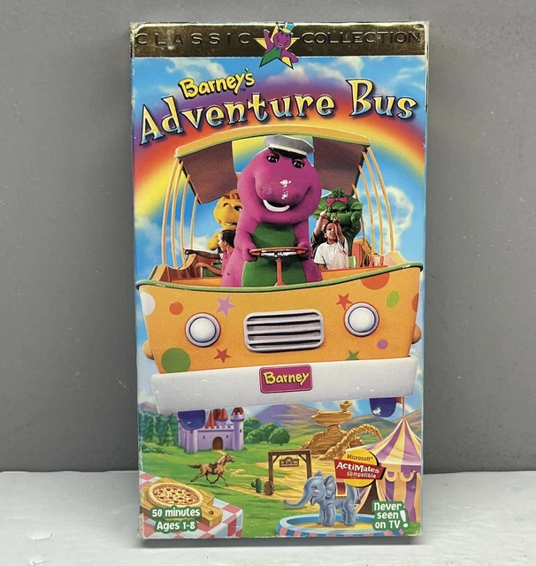 BARNEY & FRIENDS Adventure Bus Classic Collection VHS Video Tape PBS ...