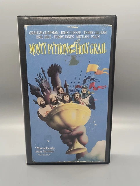 MONTY PYTHON AND The Holy Grail VHS Video Cassette Tape Movie Vintage ...