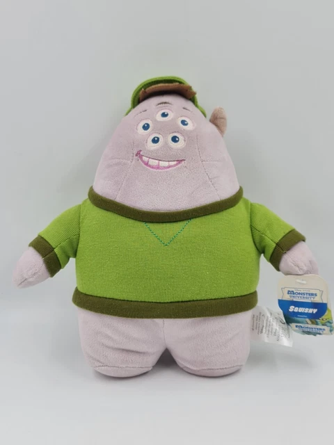 DISNEY PIXAR MONSTERS University Scott Squishy Squibbles Soft Toy Plush ...