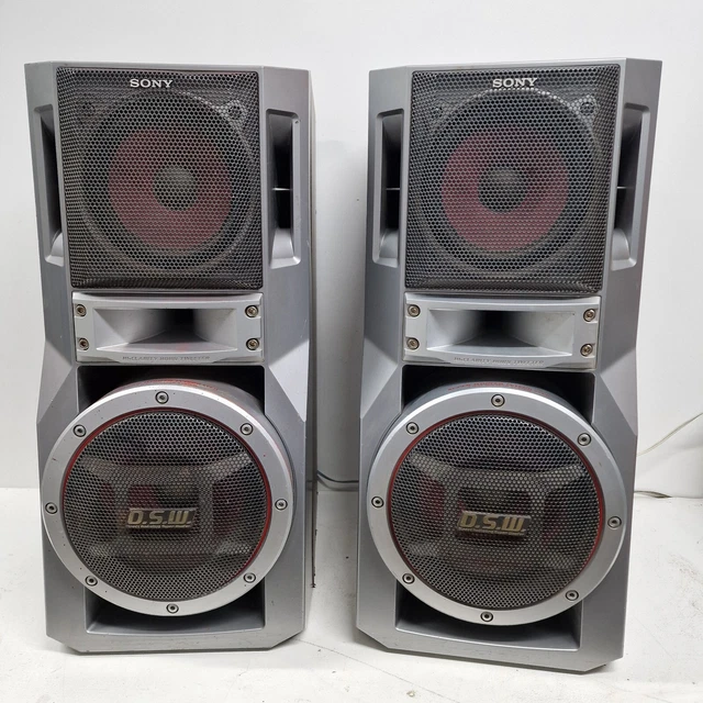 SONY SS-XG900AV FLOOR Standing Super Woofer 3 Way Speakers 2ft High ...