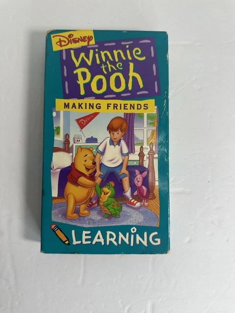 DISNEY WINNIE THE pooh making friends Learning vhs £6.99 - PicClick UK