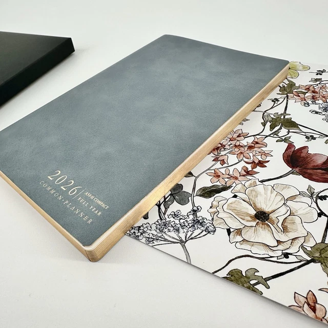 STERLING INK 2026 A5 Slim Horizontal Full Year Compact Common Planner ...