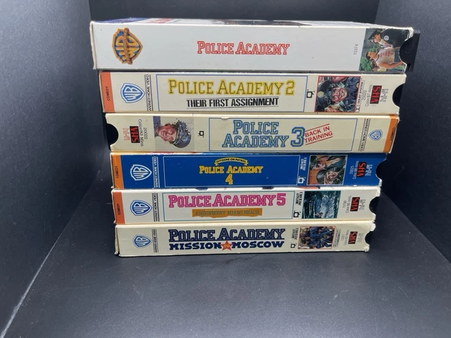 POLICE ACADEMY VHS LOT Movies 1,2,3,4,5,7 $42.00 - PicClick CA