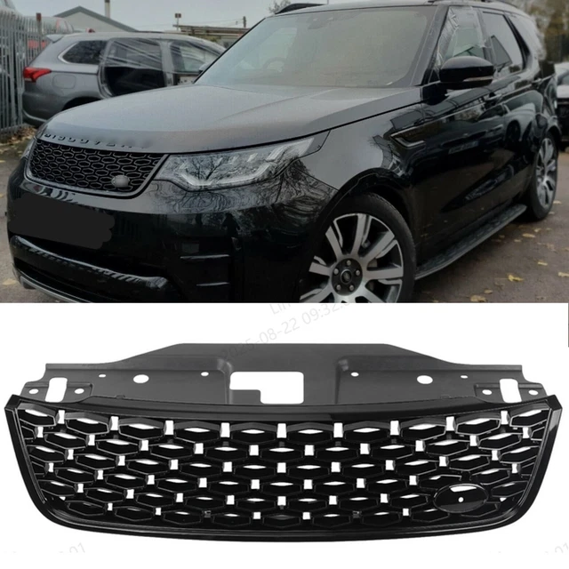 FRONT GRILLE DYNAMIC Style Gloss Black For Land Rover Discovery 5 L462 ...