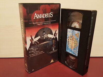AMADEUS - F. Murray Abraham - Tom Hulce - PAL VHS Video Tape (T158) £1. ...