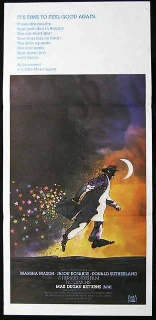 MAX DUGAN RETURNS Original Daybill Movie Poster Neil Simon Jason ...