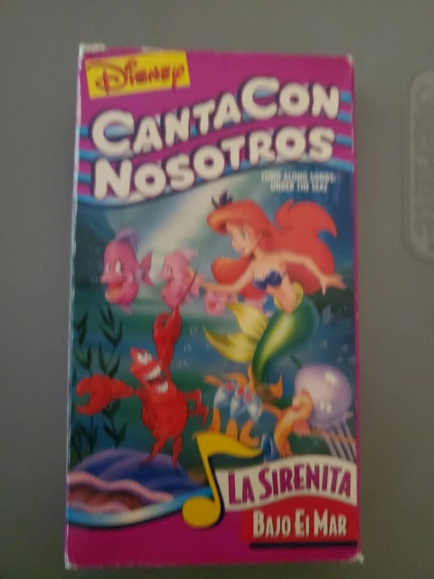 DISNEYS SING ALONG Songs - The Little Mermaid: Under the Sea (VHS, 1990 ...