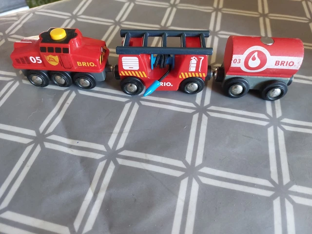 BRIO WORLD 33844 Rescue Firefighting Train Set £10.24 - PicClick UK