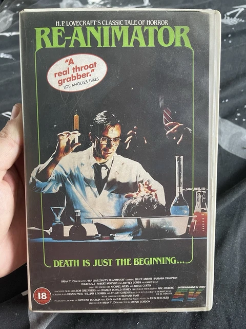REANIMATOR EX RENTAL Big Box VHS Video Tape Horror £26.71 - PicClick UK