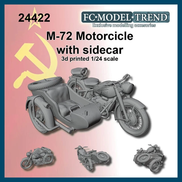 FC MODEL TREND 1/24 Soviet Motorcycle M72 w/Sidecar EUR 40,45 - PicClick DE
