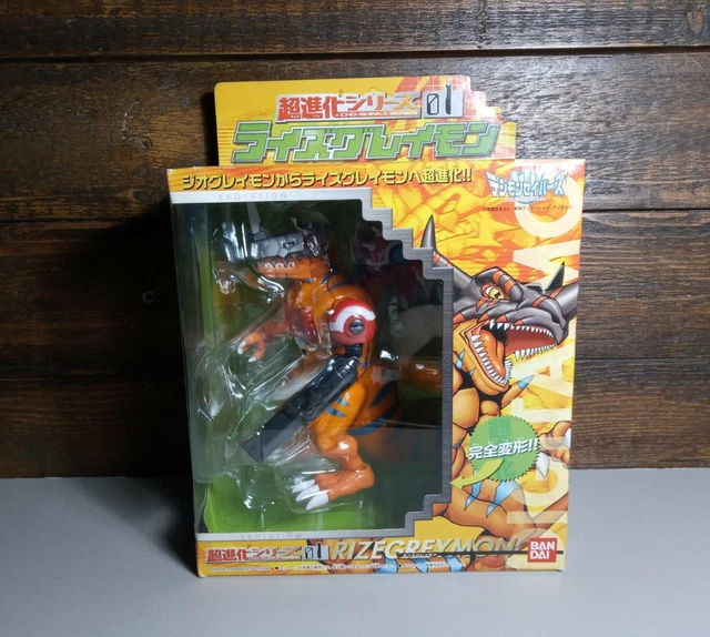 DIGIMON SAVERS RIZEGREYMON Digivolving Transforming Geogreymon Sealed ...