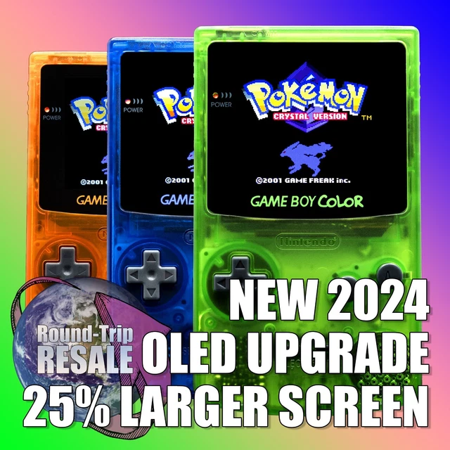 NINTENDO GAMEBOY COLOR OLED AMOLED w/ Touch Screen OSD Game Boy GBC ...