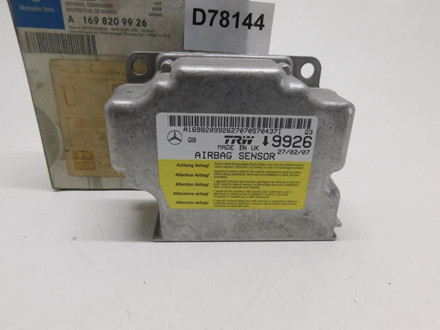 ECU AIRBAG CONTROL Unit Authentique Pour Mercedes Classe A W169 ...