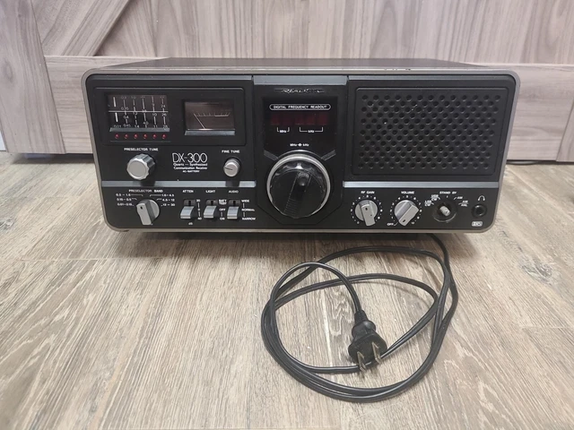 REALISTIC DX-300 QUARTZ Synthesized Ham/Shortwave Receiver AC Radio ...